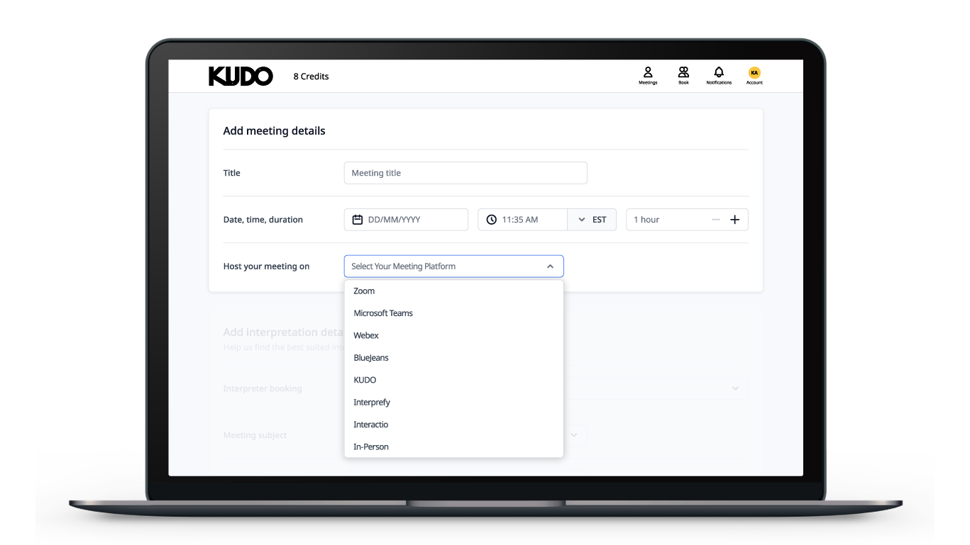 KUDO Marketplace | Book Professional Language Interpreters