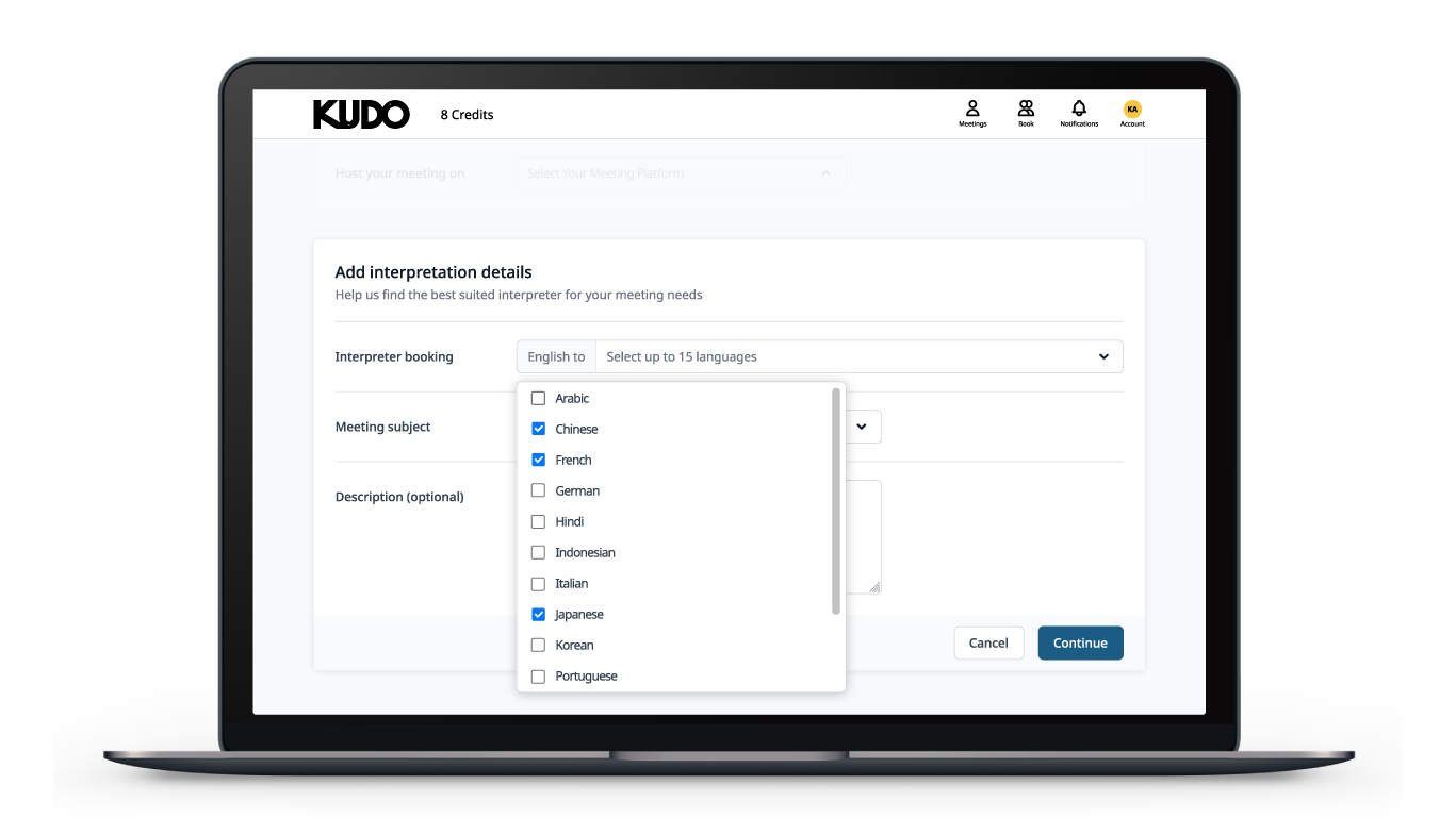 KUDO Marketplace | Book Professional Language Interpreters