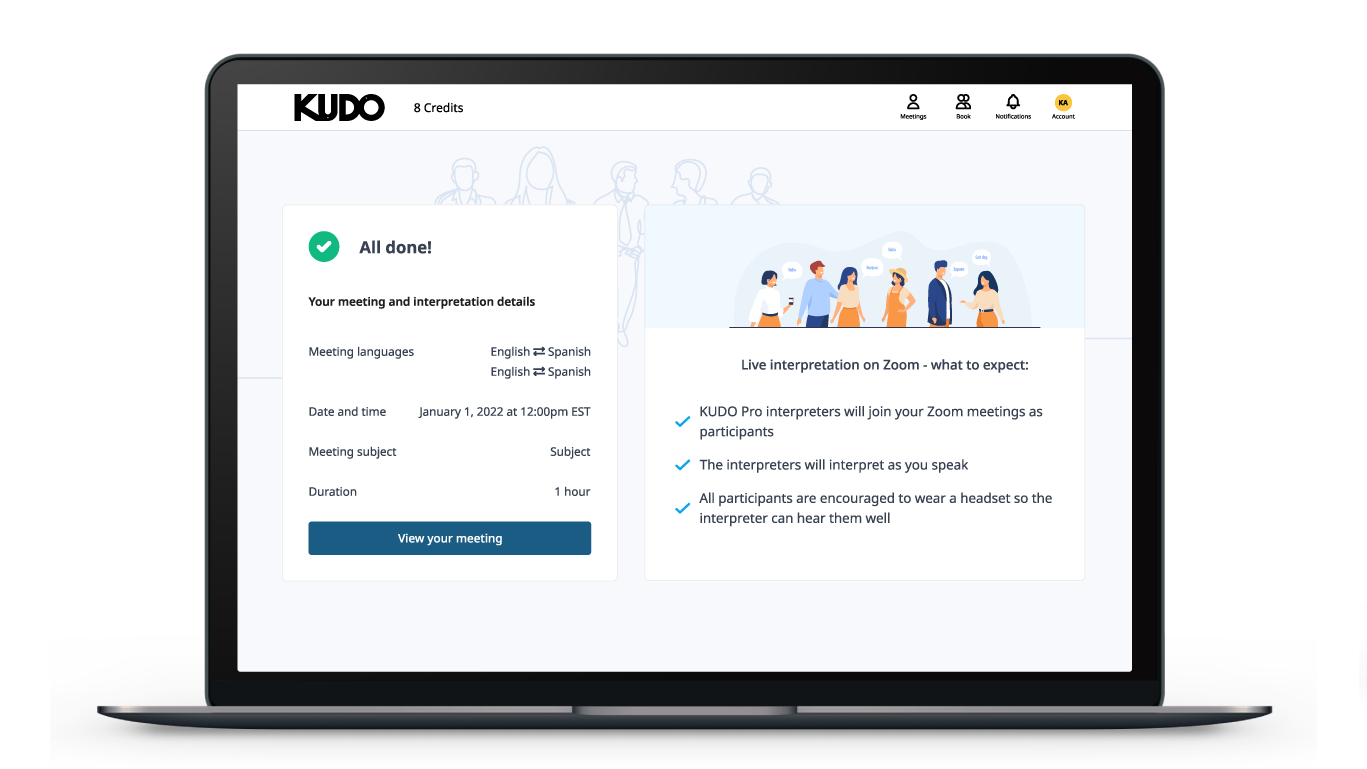 KUDO Marketplace | Book Professional Language Interpreters