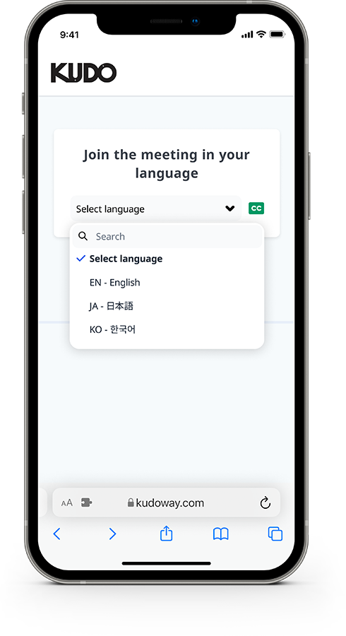 Live Events Speech Translation For Live & Hybrid Events | KUDO