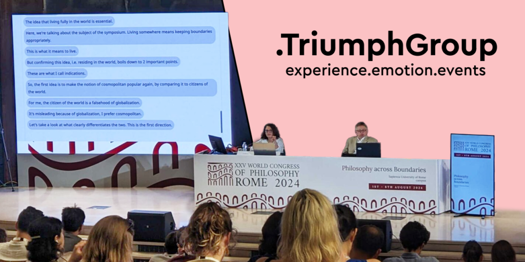 25th World Congress of Philosophy 2024 Goes Multilingual - KUDO