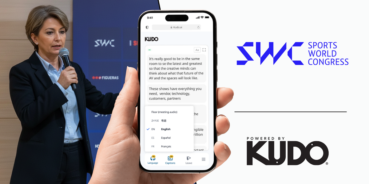 KUDO to Deliver AI Speech Translation at Sports World Congress 2026